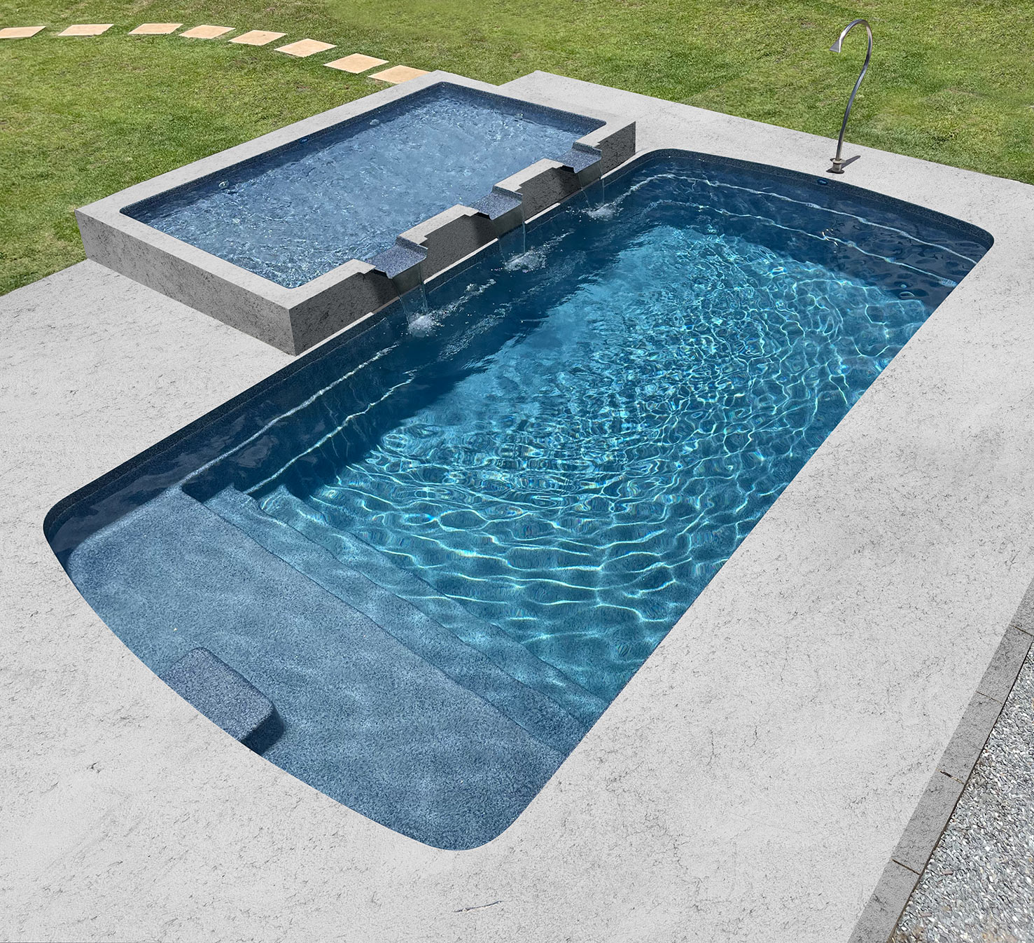Fiber Pools & Spas - Colores de Piscinas de Fibra de Vidrio